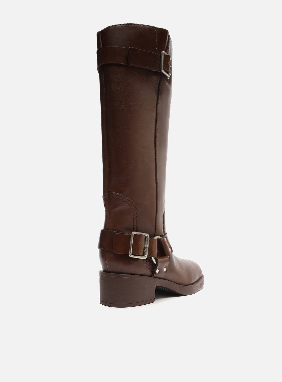 Women's Boots - Clara Brown Low Block Genuine Leather Boot – Arezzo