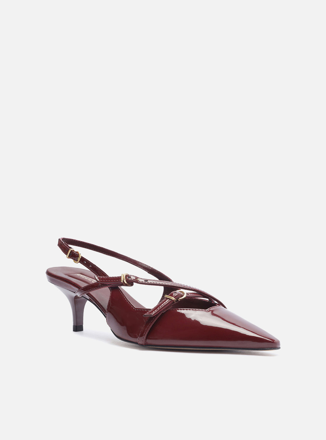 Tiffany Red Mid Stiletto Synthetic Pump – Arezzo